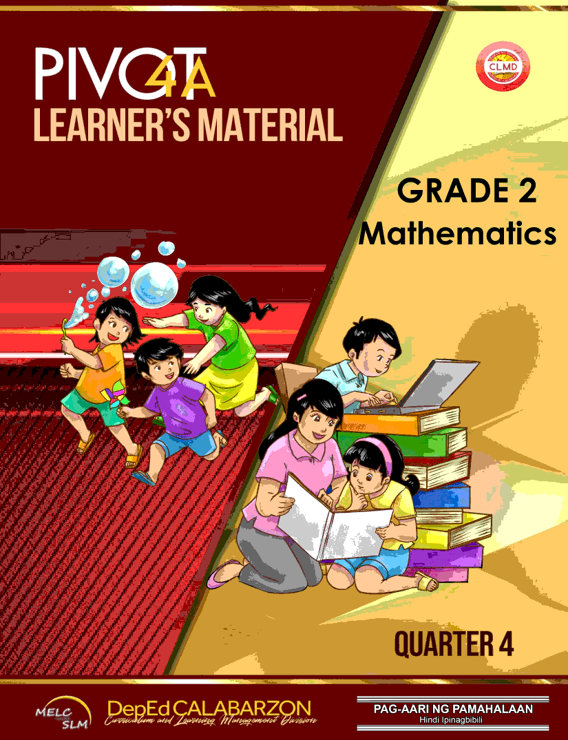Math 2 Module Quarter 4 Grade 2 Modules Math 2 Module Quarter 4 Grade 2 Modules